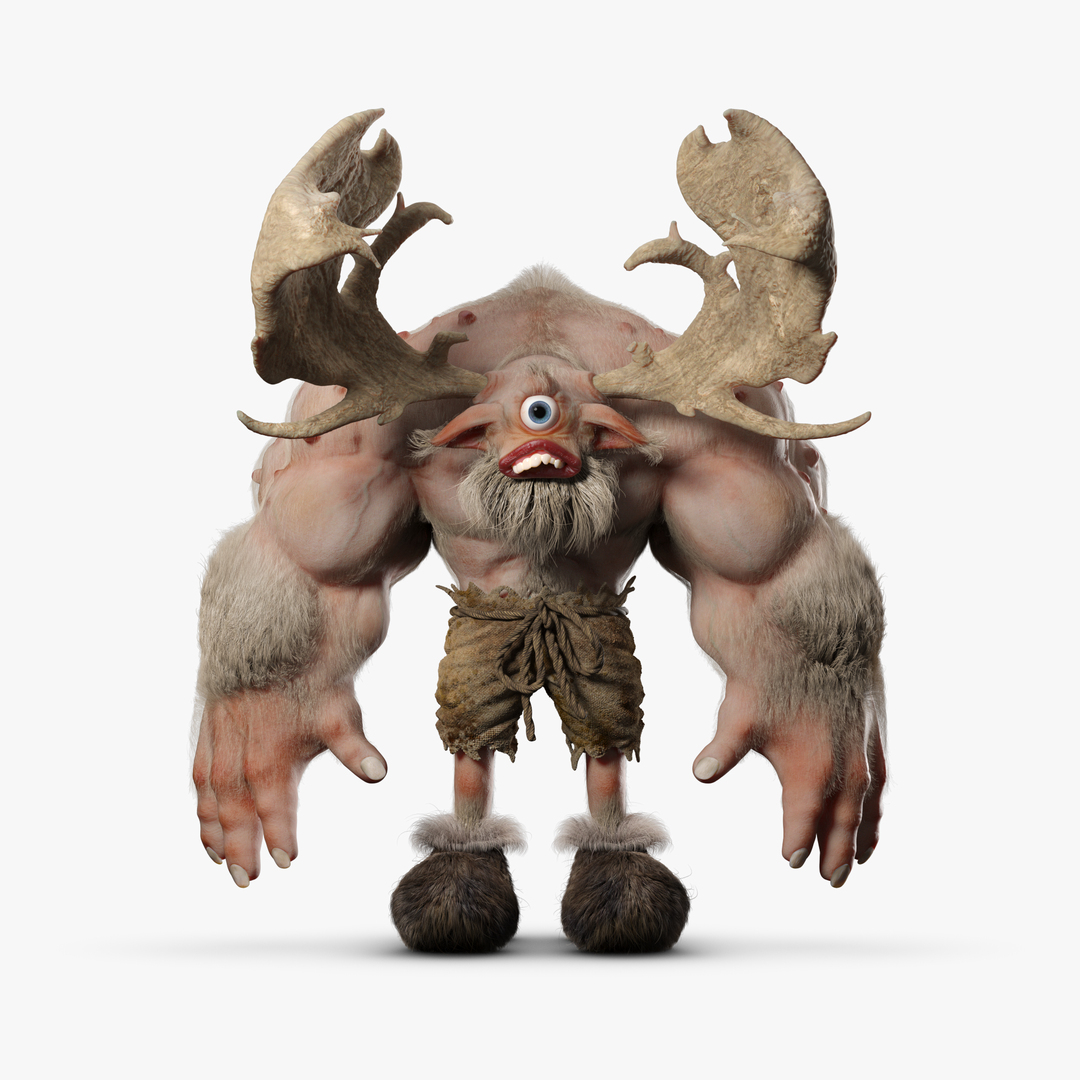 Cyclops Troll 3D - TurboSquid 1975299