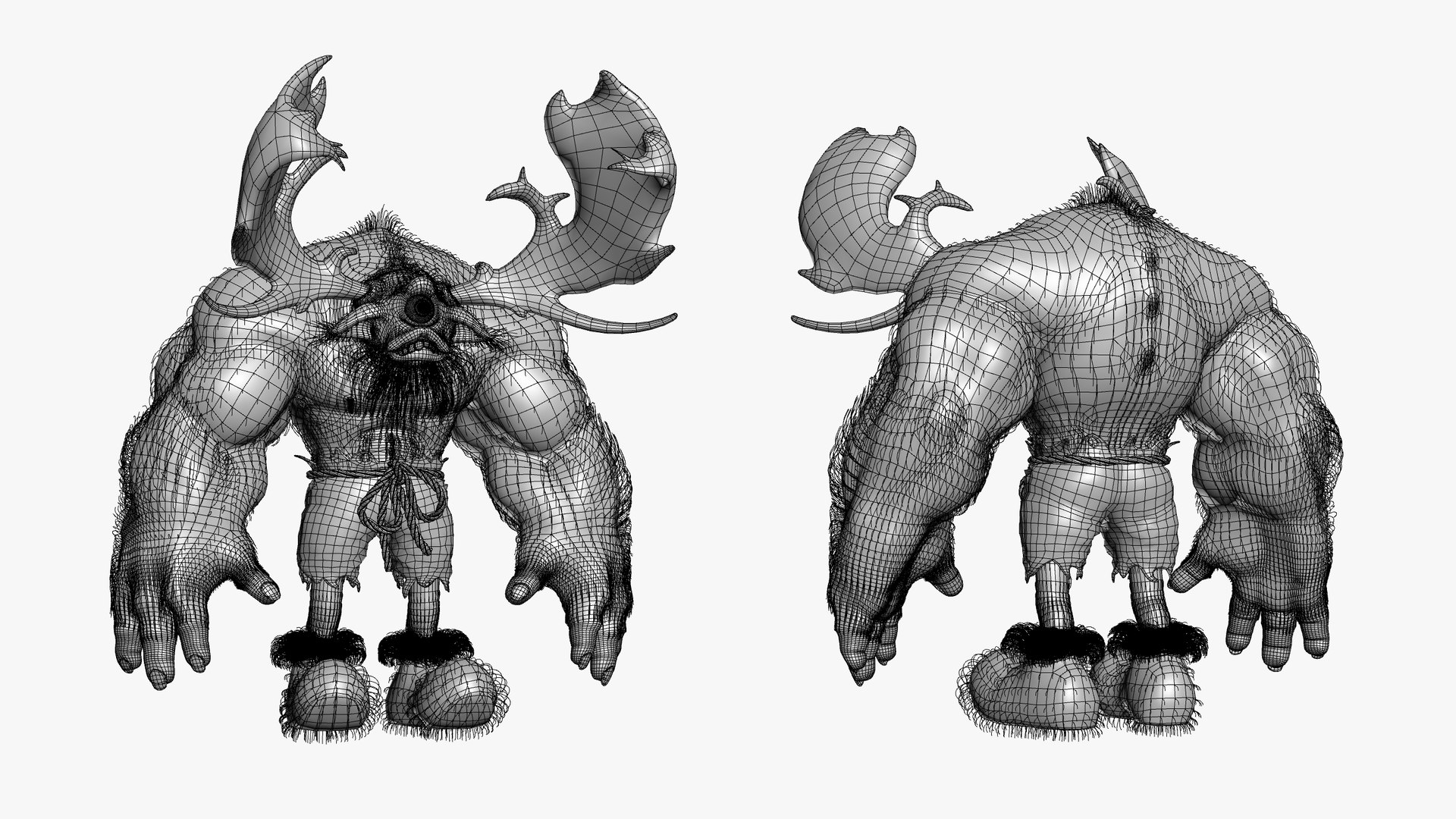 Cyclops Troll 3D - TurboSquid 1975299