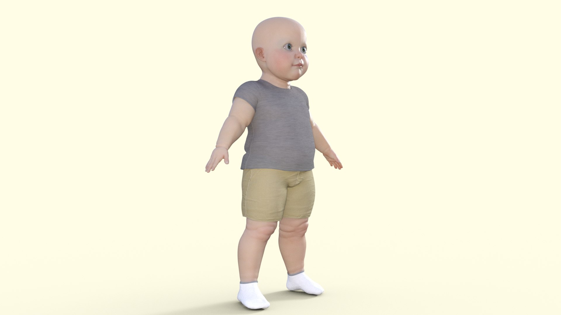 Toon Baby 3D - TurboSquid 2157167