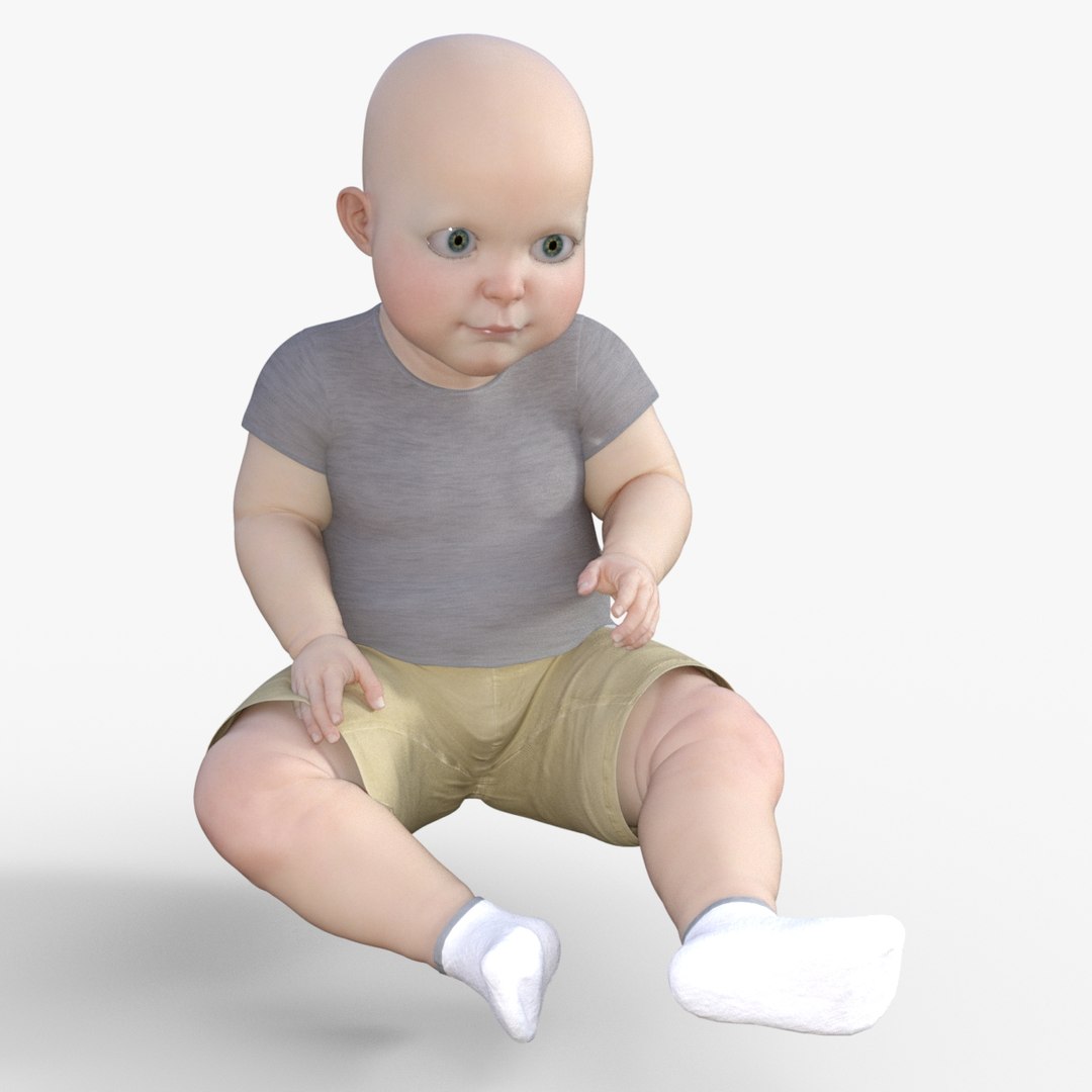 Toon Baby 3D - TurboSquid 2157167