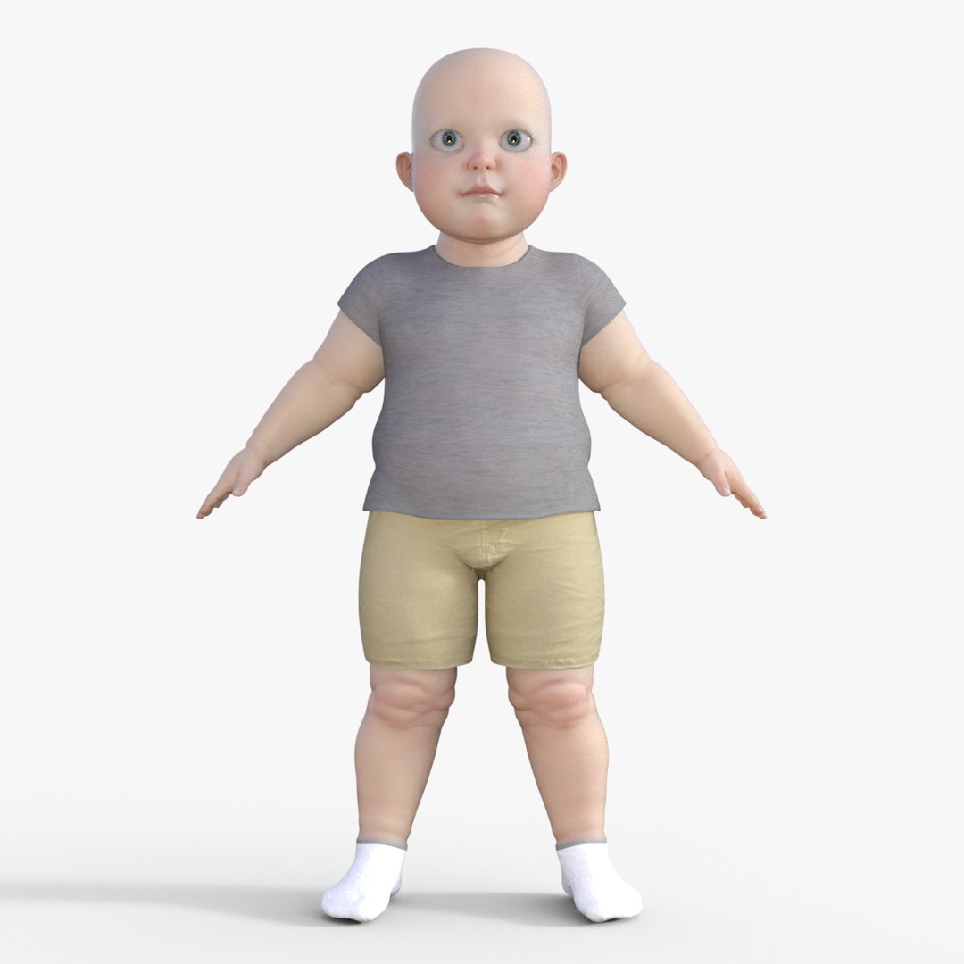 Toon Baby 3D - TurboSquid 2157167