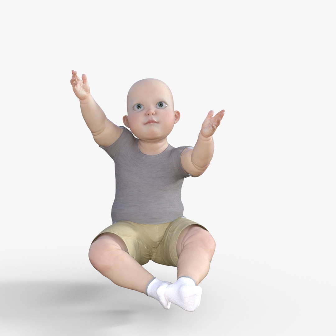 Toon Baby 3D - TurboSquid 2157167