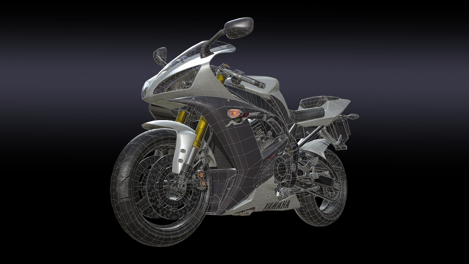 3D Model Low-poly Yamaha Yzf-r1 - TurboSquid 1206708
