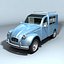 3d Model Of Classic Van Minivan