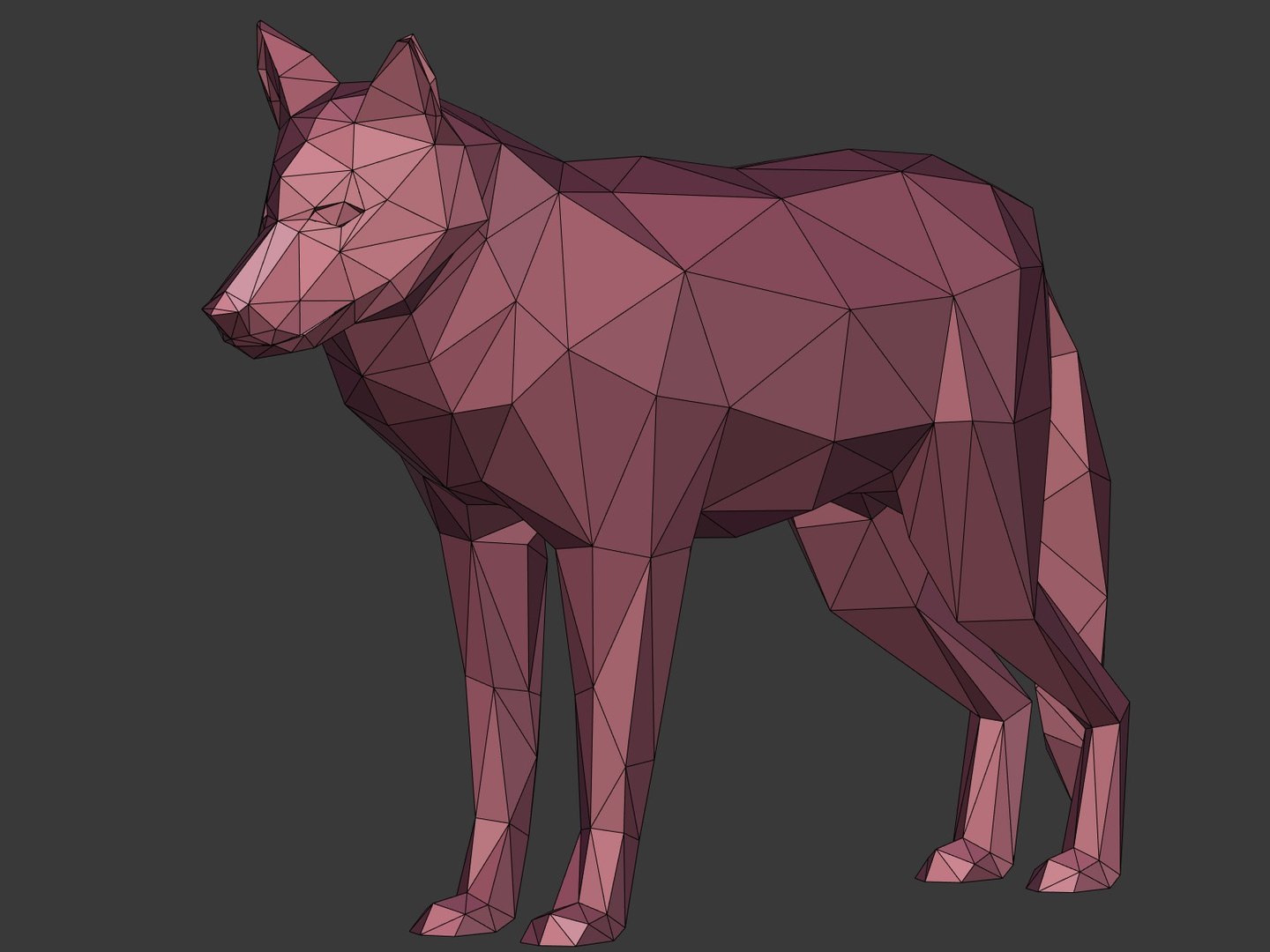 Cartoon Wolfs Ar 3D Model - TurboSquid 1294797