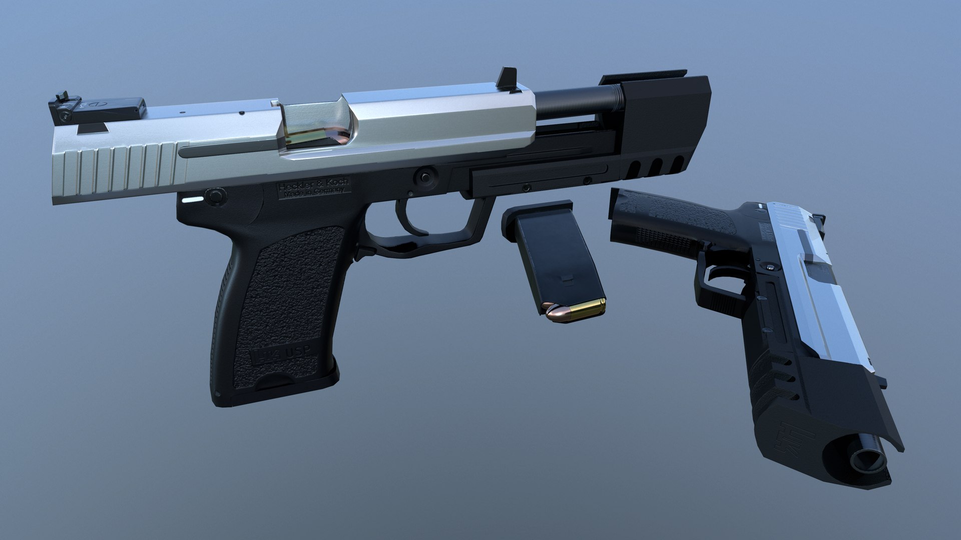 3D H K Usp Match - TurboSquid 1299342