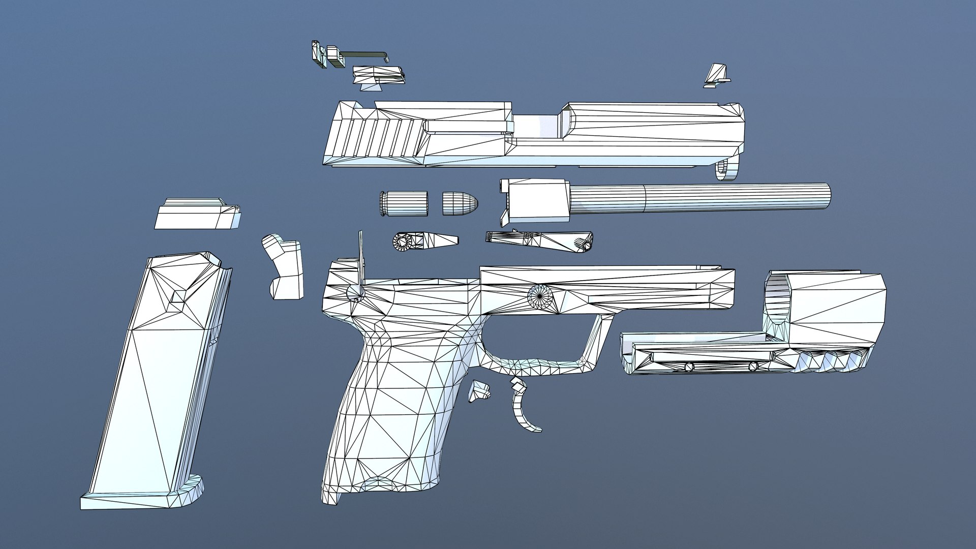 3D H K Usp Match - TurboSquid 1299342