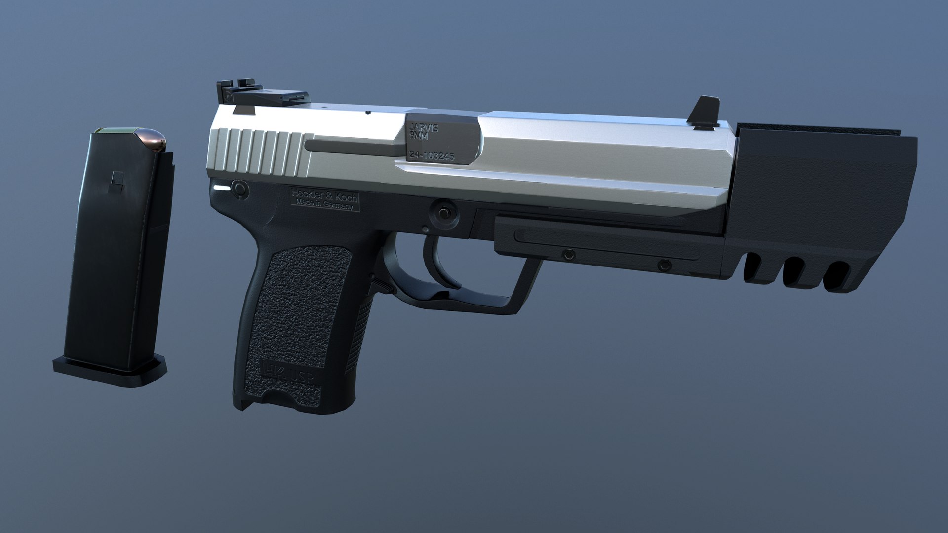 3D H K Usp Match - TurboSquid 1299342