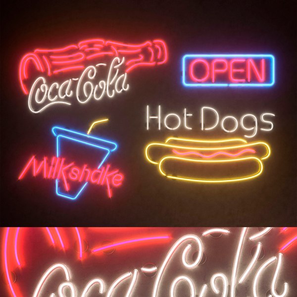 Neon Light 3D Models for Download | TurboSquid