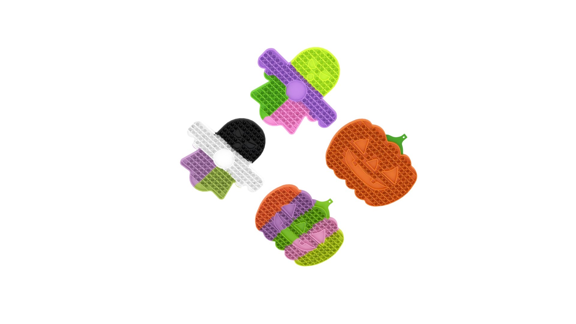 3D Halloween Board Game Pop It Fidget Toys Set - TurboSquid 1803545