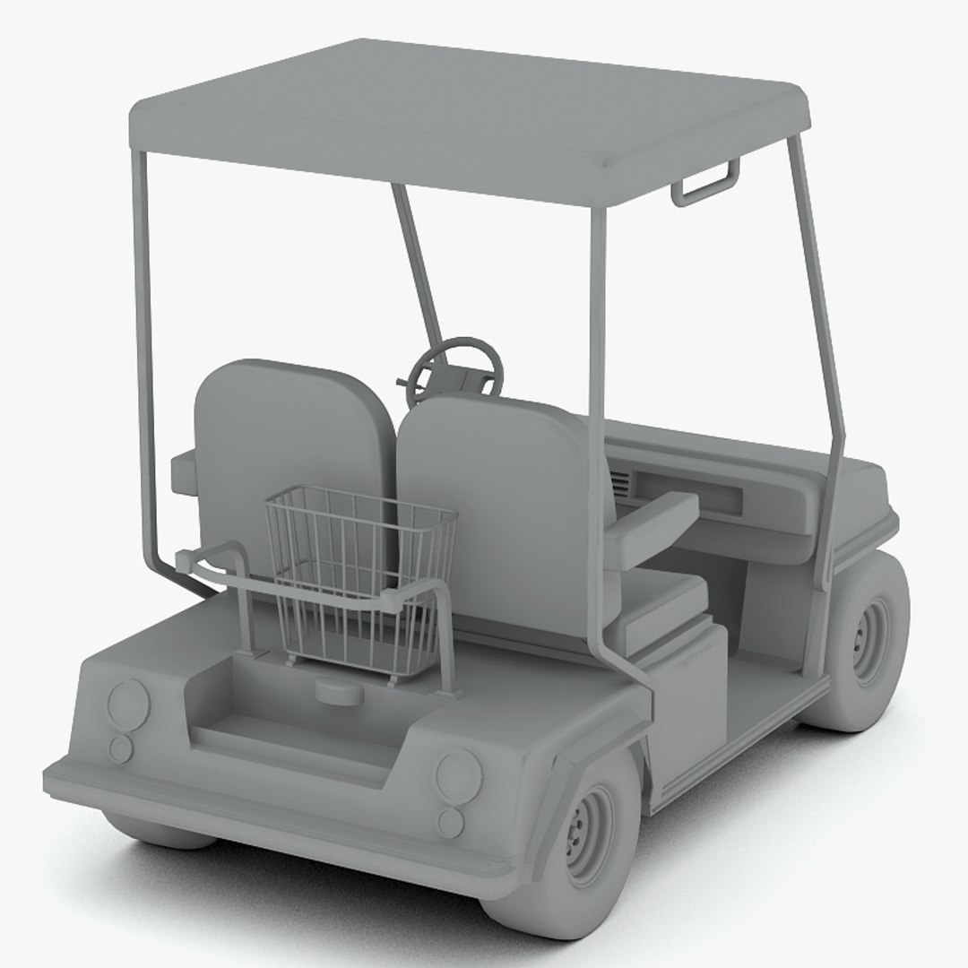 3d Model Golf Cart