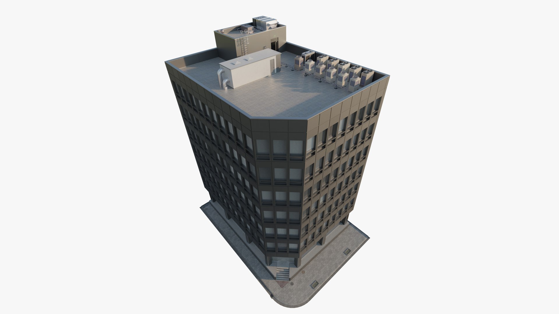 Modular City - Building AS52 3D Model - TurboSquid 2072459