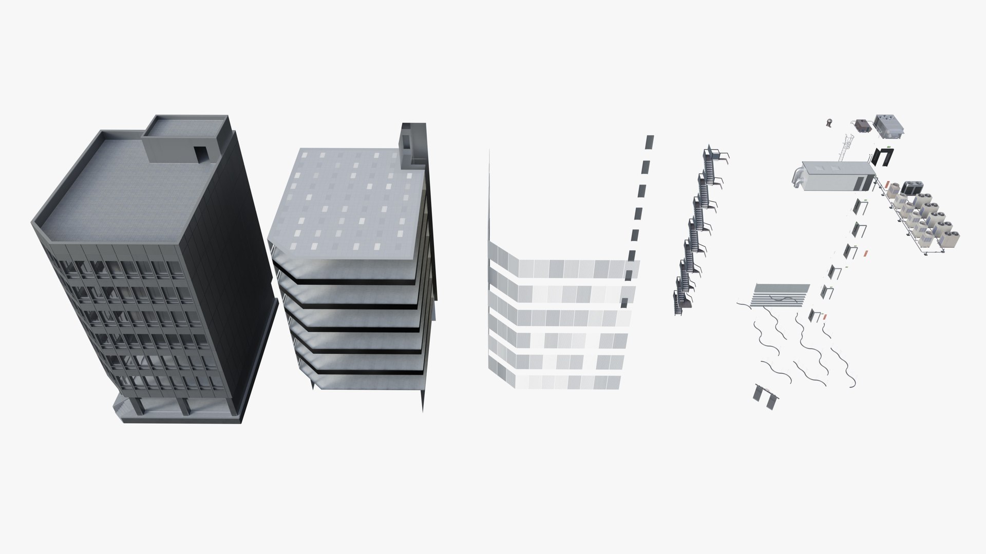 Modular City - Building AS52 3D Model - TurboSquid 2072459