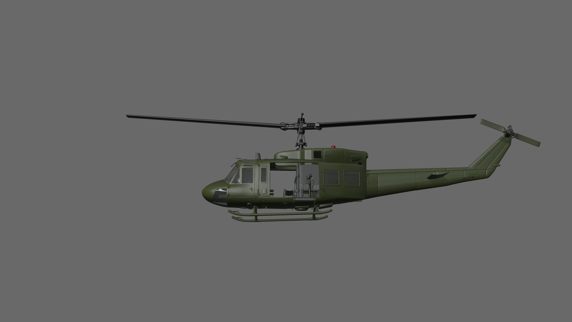 Bell 212 Military Helicopter 3D Model - TurboSquid 2385051