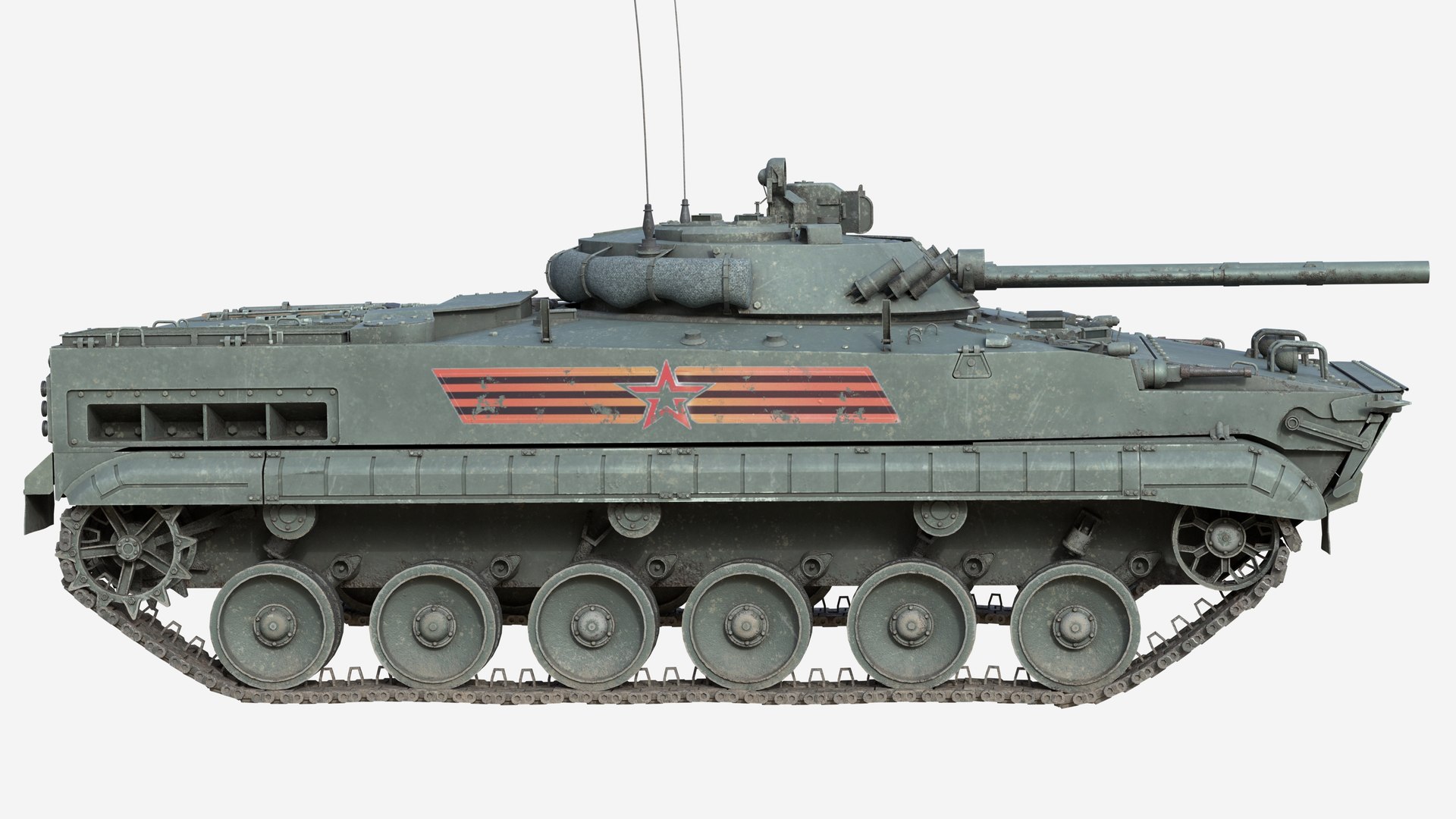 3D BMP 3 Tank Infantry Fighting Vehicle - TurboSquid 2268562