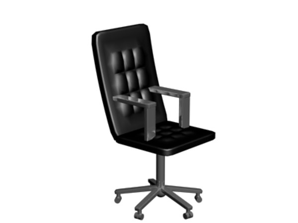 3d office chair