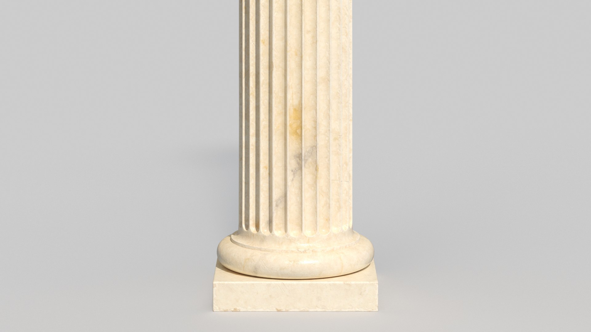 3D Classic Doric Column model - TurboSquid 1726162