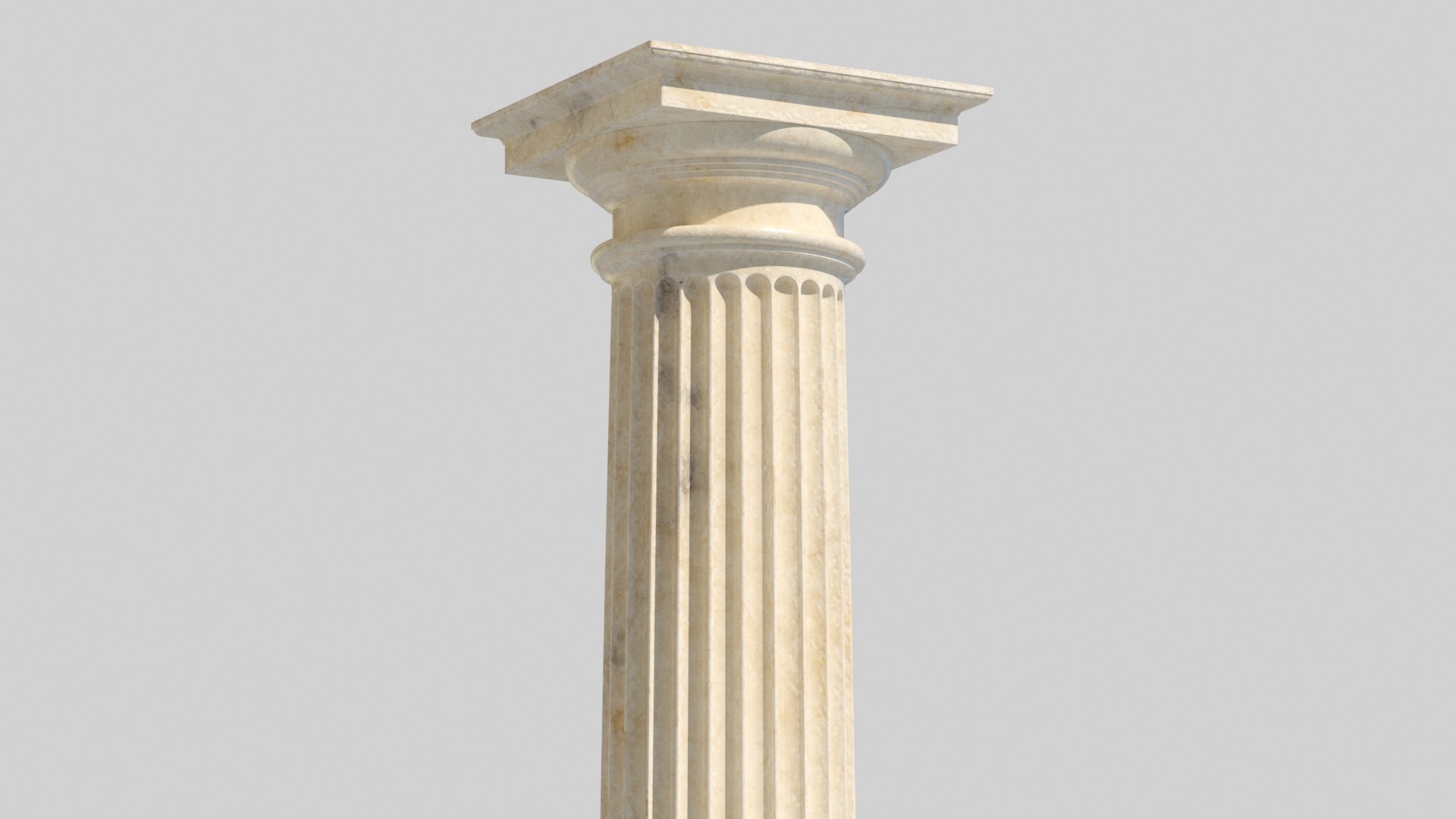 3D Classic Doric Column model - TurboSquid 1726162