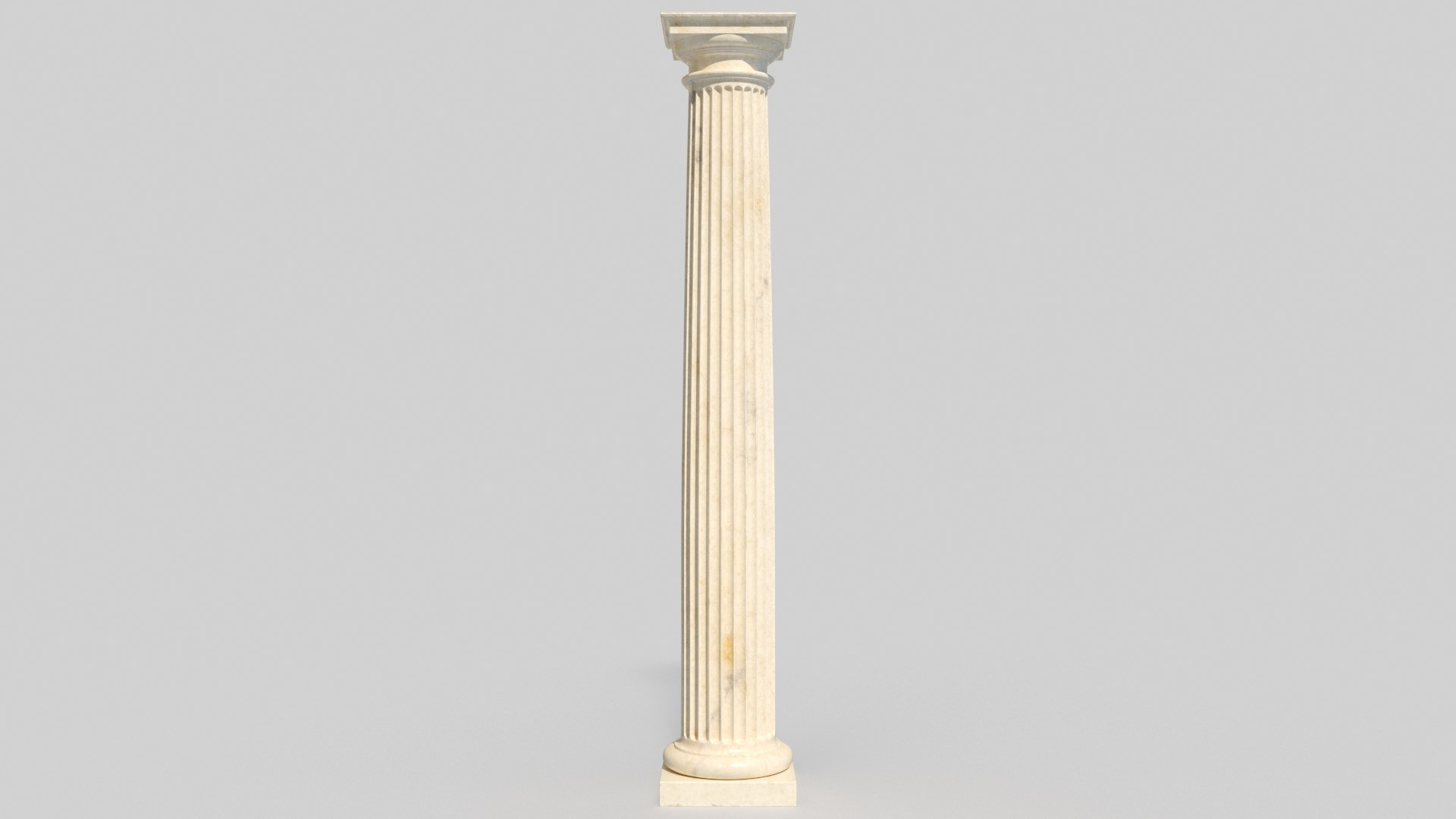 3D Classic Doric Column model - TurboSquid 1726162