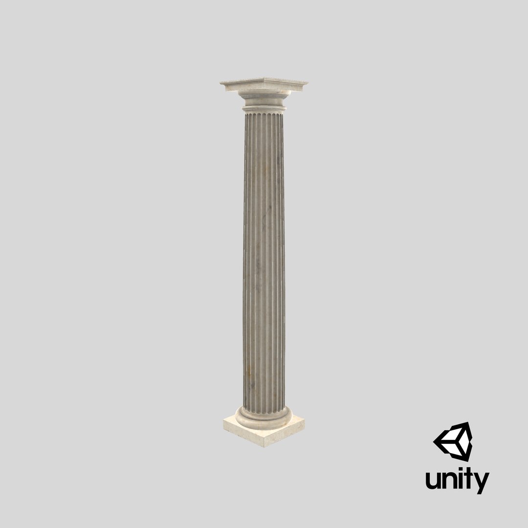 3D Classic Doric Column model - TurboSquid 1726162