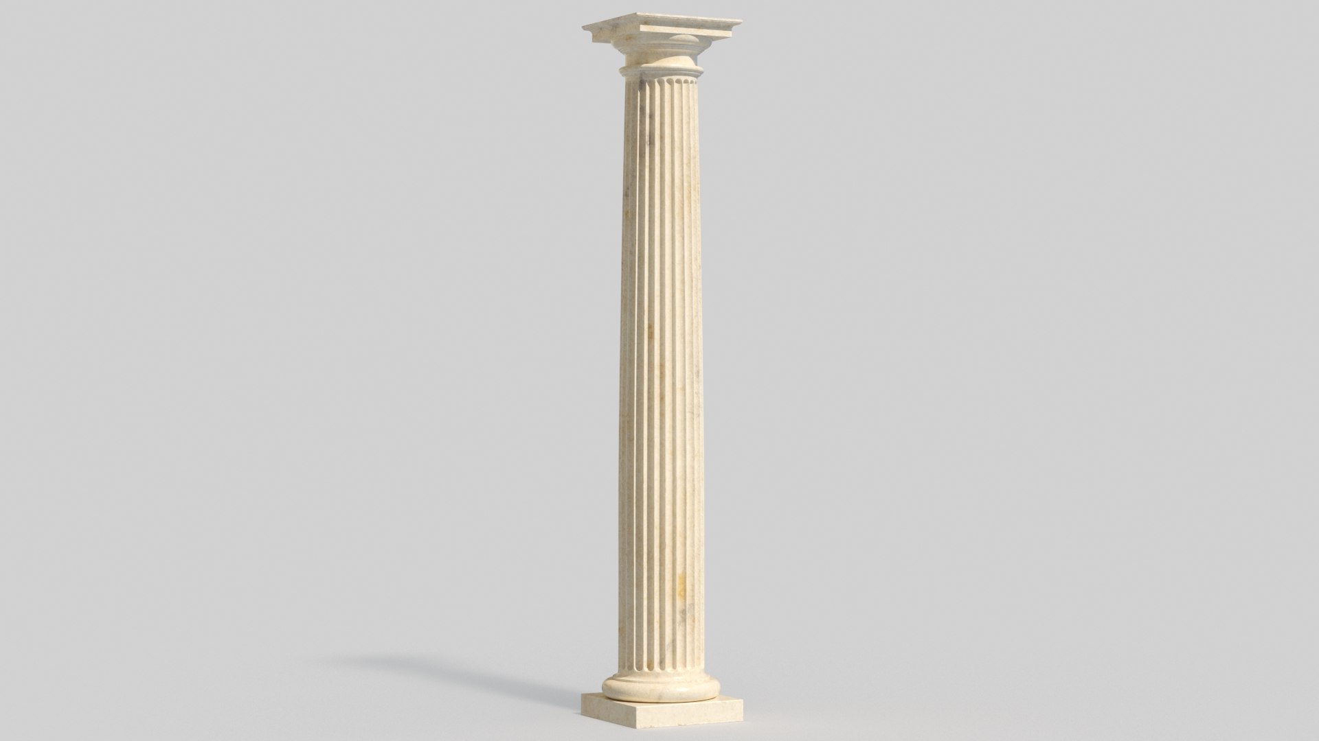 3D Classic Doric Column model - TurboSquid 1726162