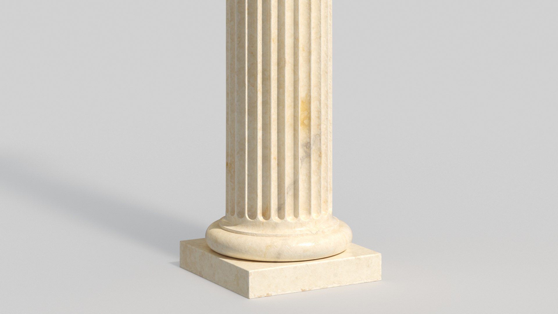 3D Classic Doric Column model - TurboSquid 1726162