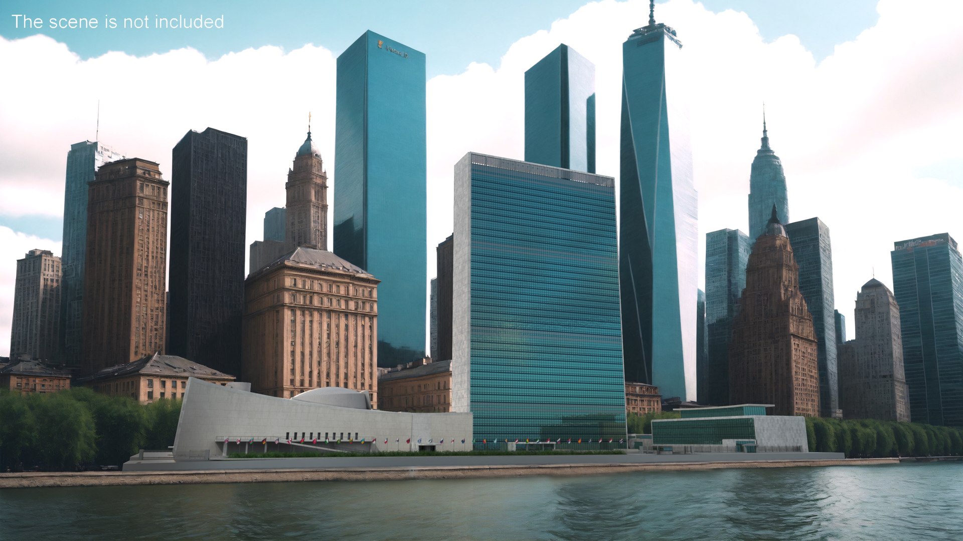 United Nations Secretariat Building Model - TurboSquid 2202972