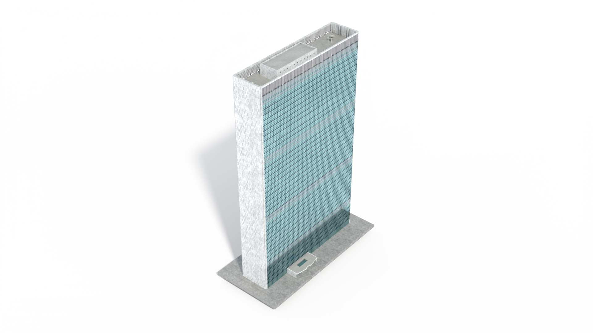 United Nations Secretariat Building Model - TurboSquid 2202972