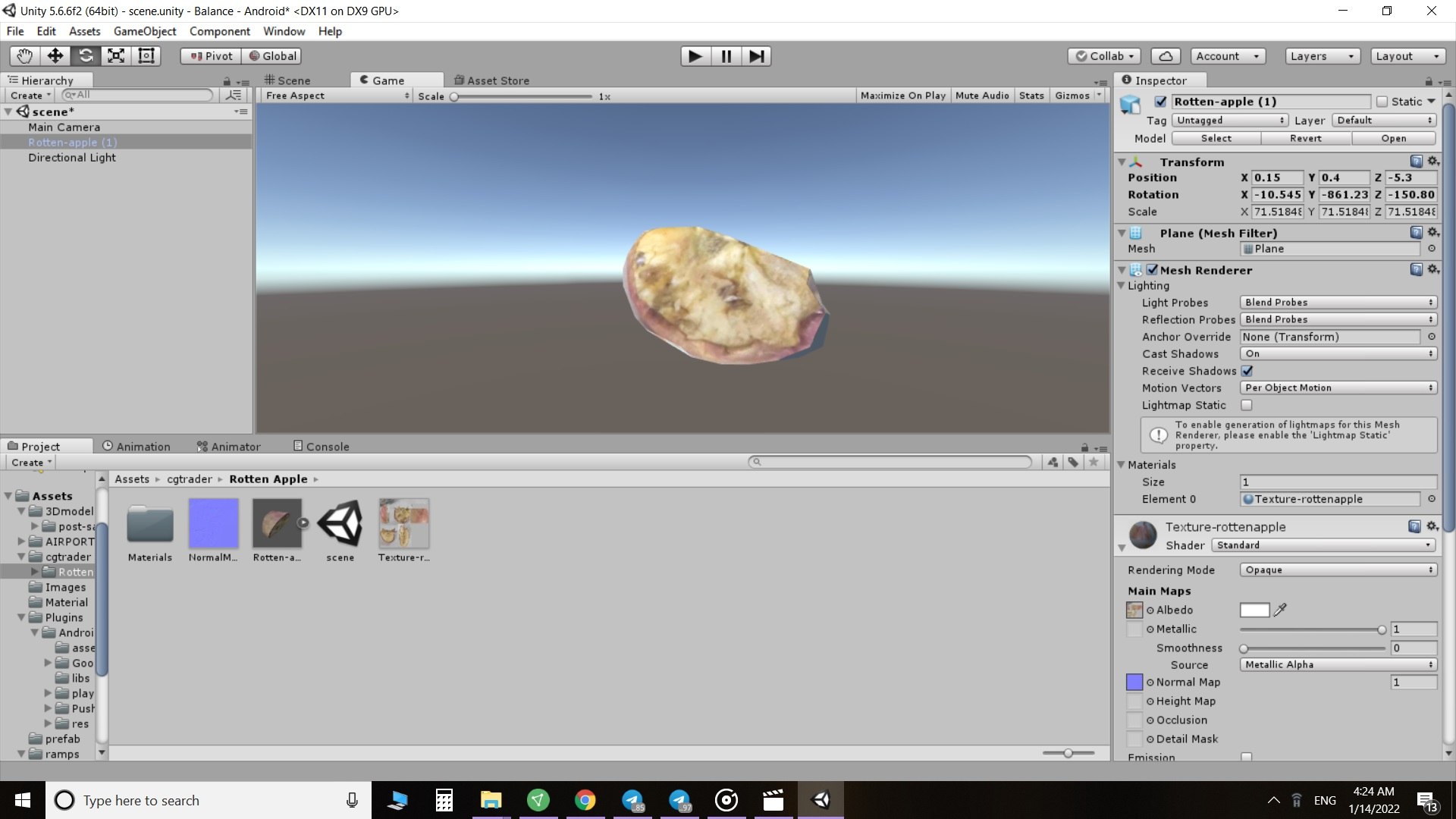 3D Rotten Apple Model - TurboSquid 1839953