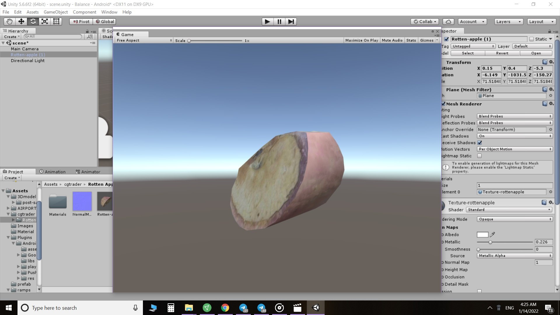 3D Rotten Apple Model - TurboSquid 1839953