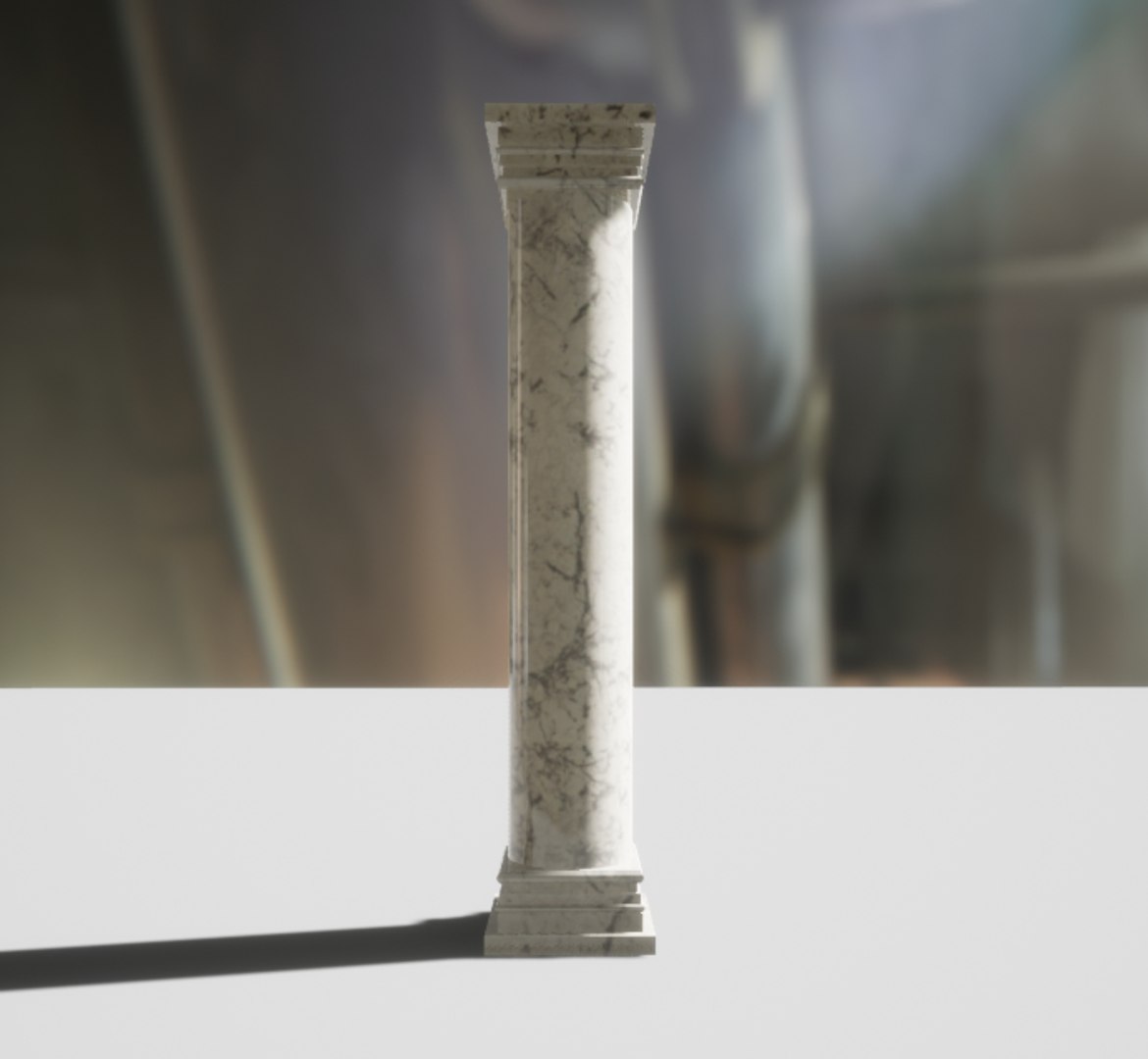 Set Pillars 3D - TurboSquid 1363599