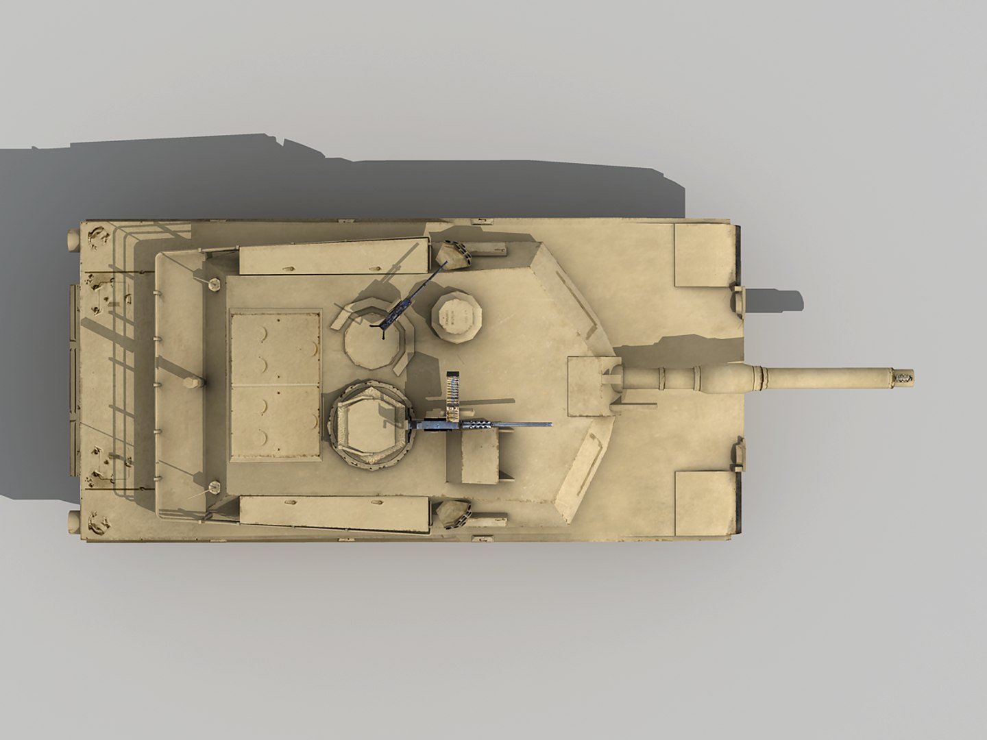 M1a1 Abrams Tank 3d Model