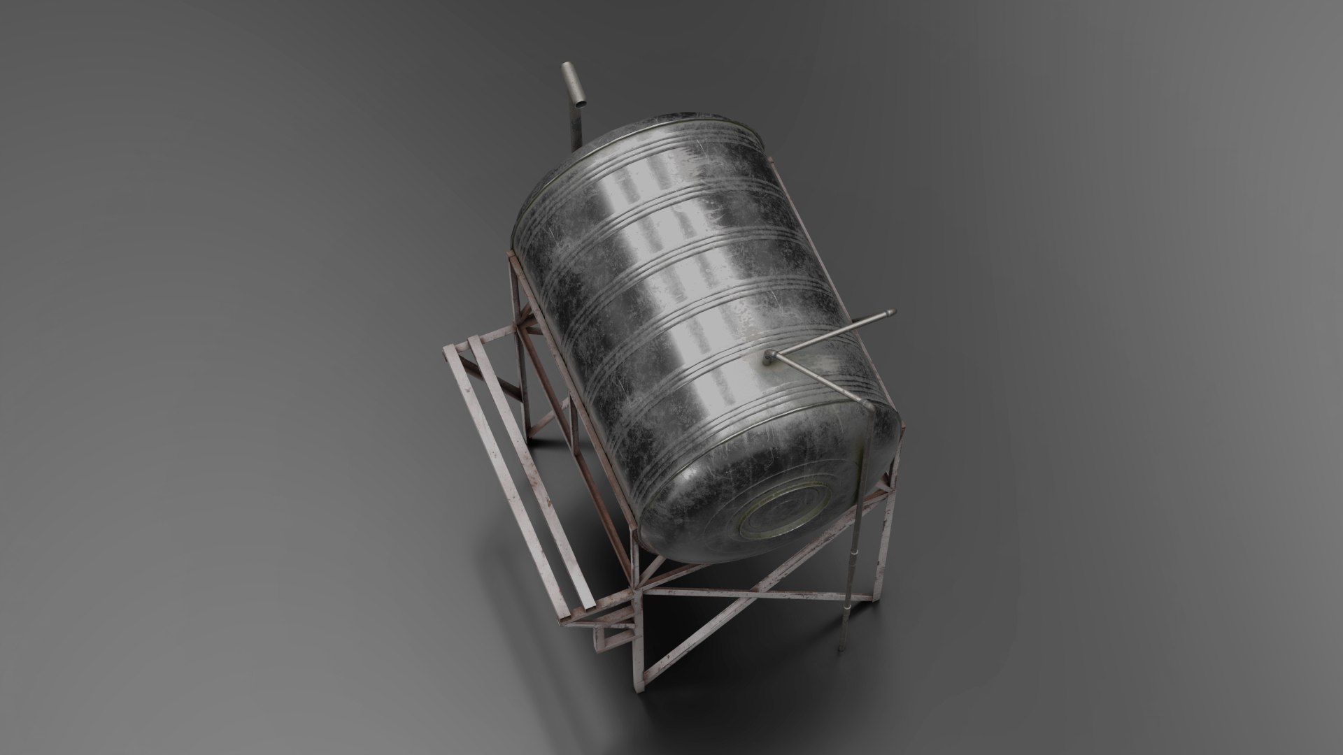 3D Water Tank 02 Model - TurboSquid 2165748
