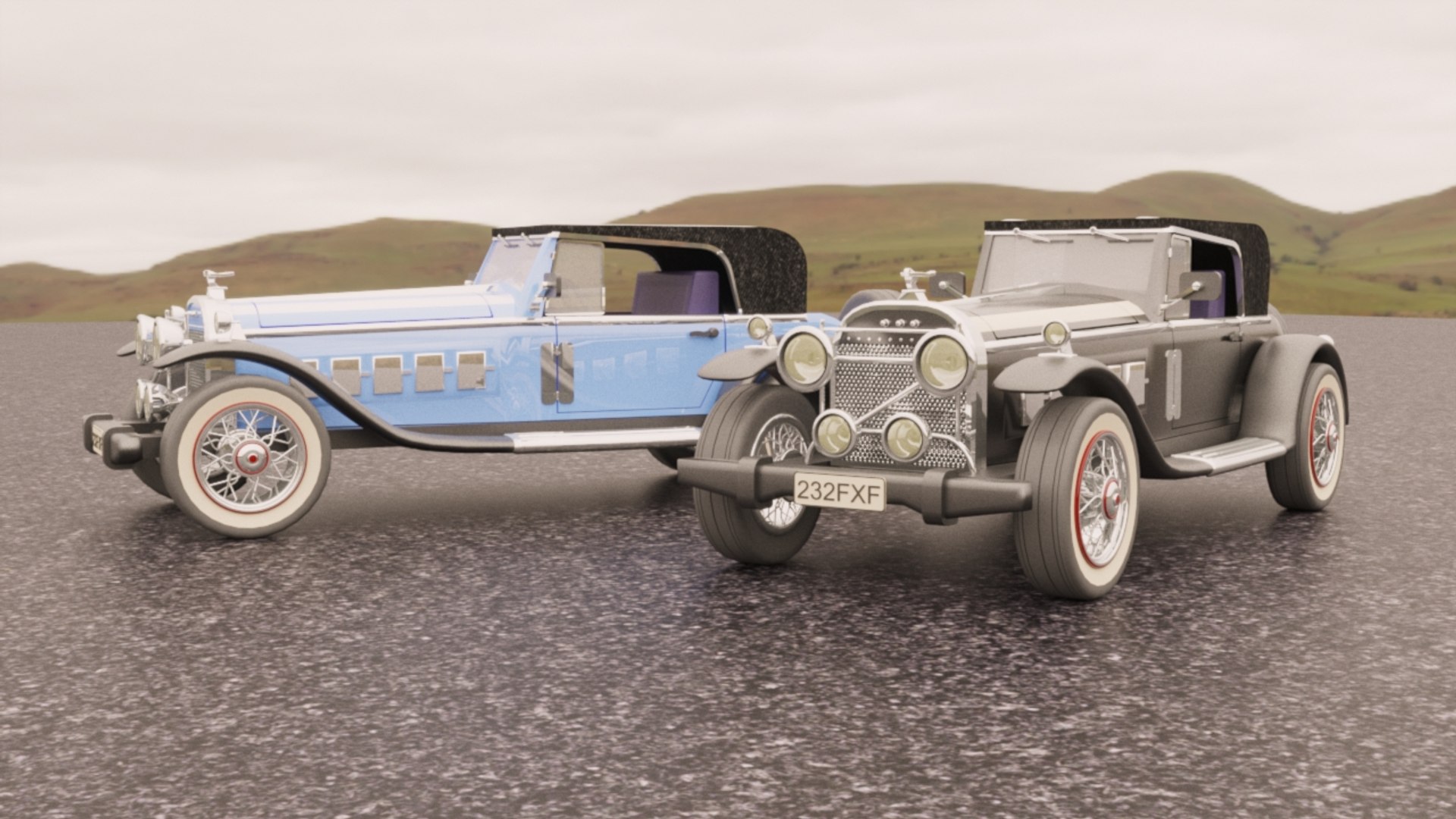 3D Retro Car Model - TurboSquid 1473800