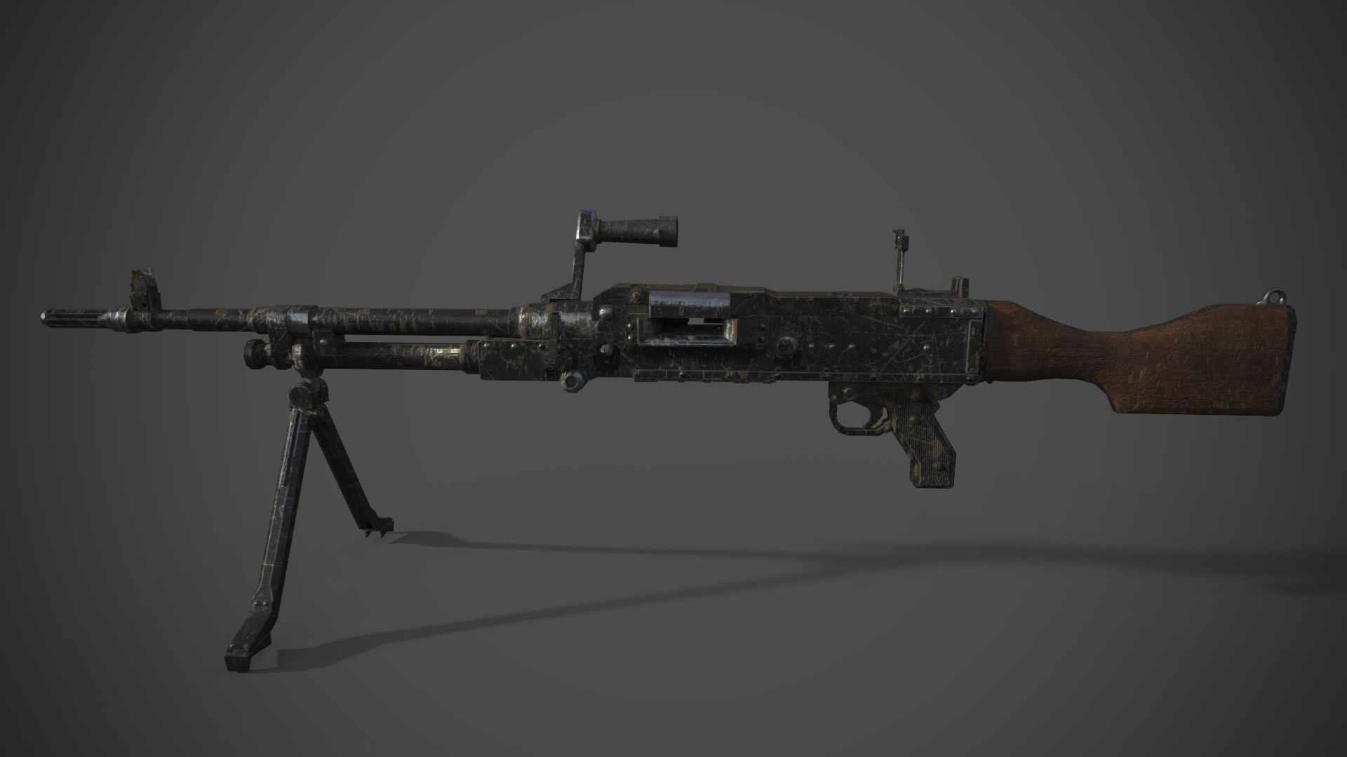 Heavy Machine Gun 3D Model - TurboSquid 1190216