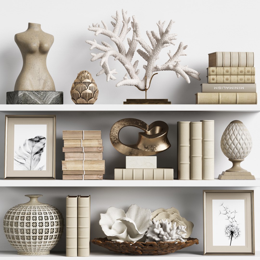 Decor Set 183 3D Model - TurboSquid 2096747