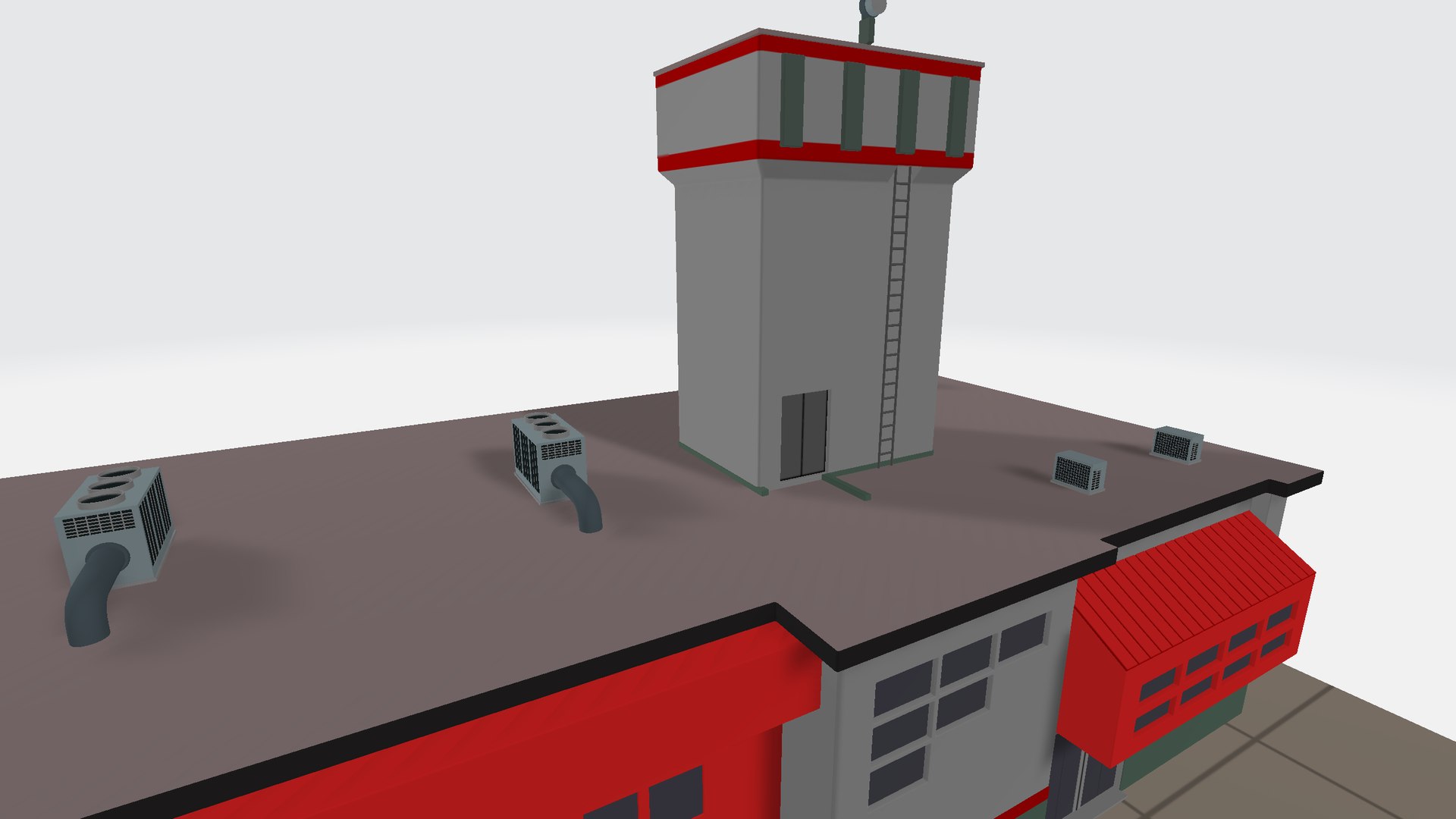 3D Fire Station - TurboSquid 2496927