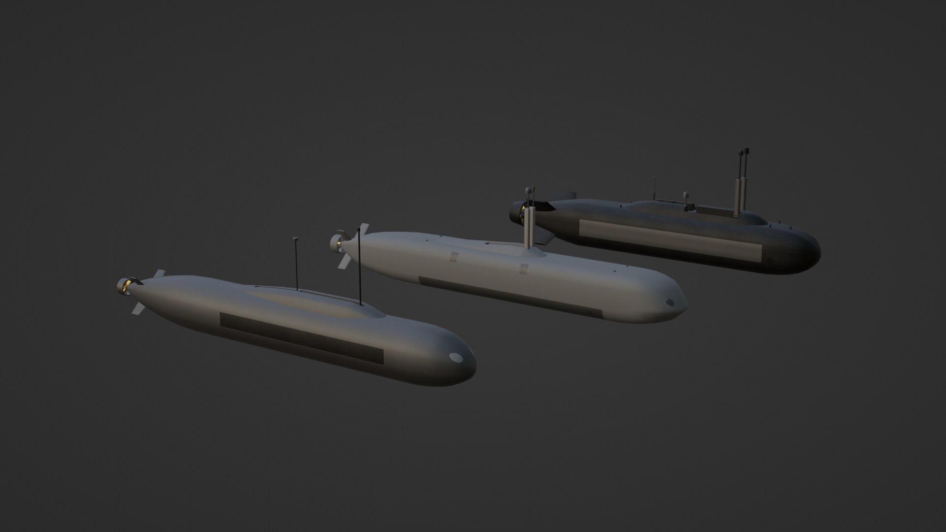 Next-Generation ROK Unmanned Submarine 3D Model - TurboSquid 2499051
