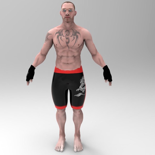 3D ufc fighting - TurboSquid 1241717