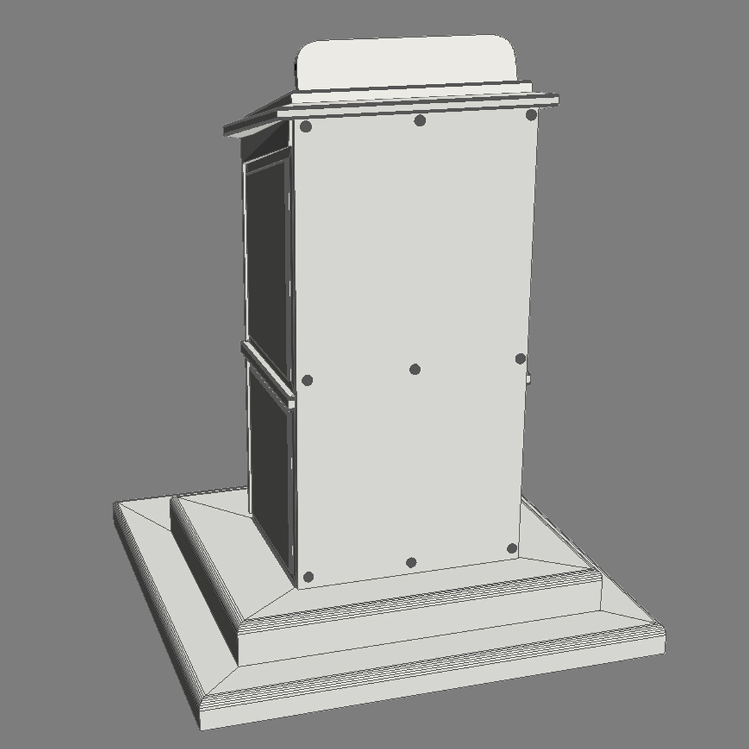3d model podium