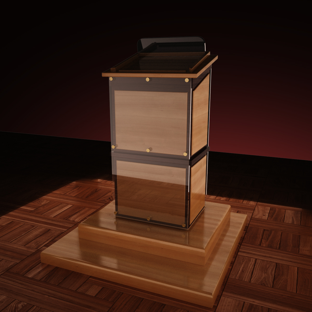 3d model podium