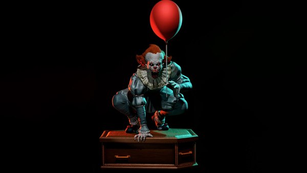 modelo 3d PENNYWISE STL FILE 3D model - TurboSquid 1973496