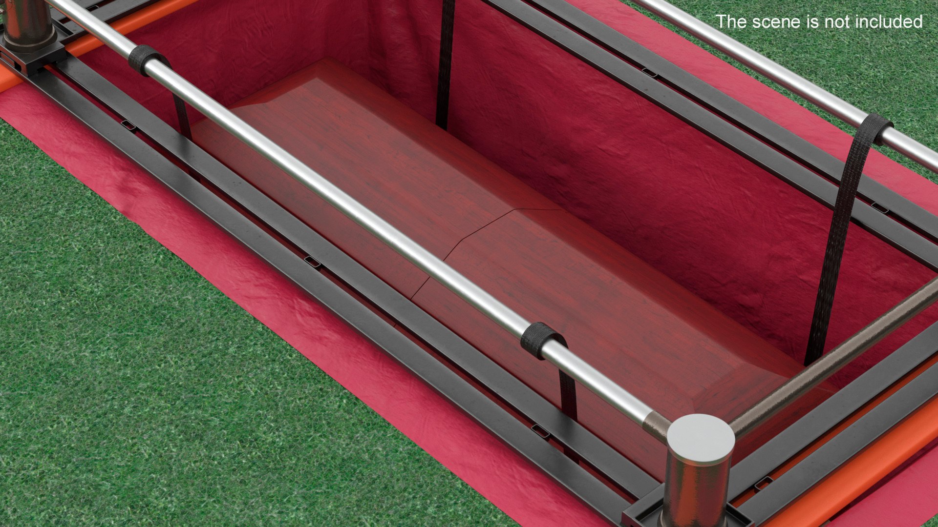 Funeral Casket Lowering System Model - TurboSquid 2446645