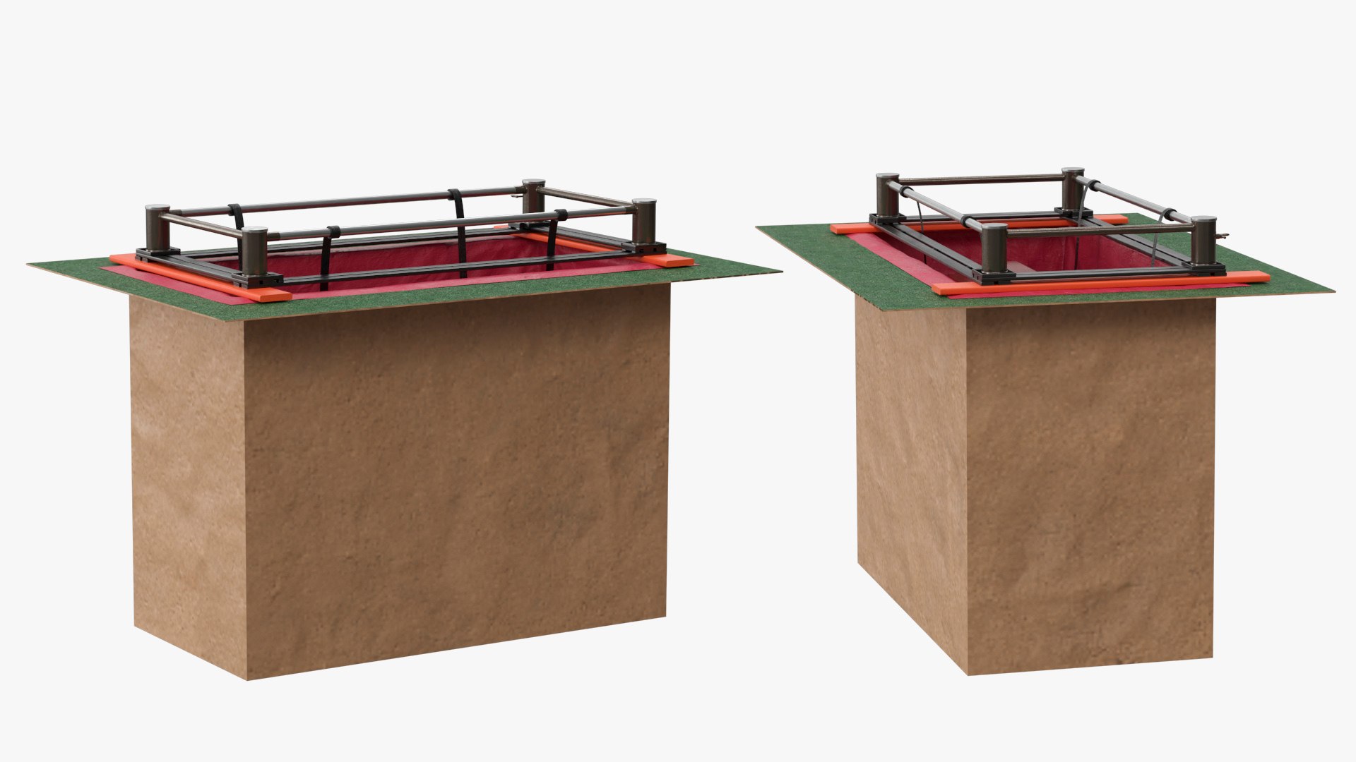 Funeral Casket Lowering System Model - TurboSquid 2446645