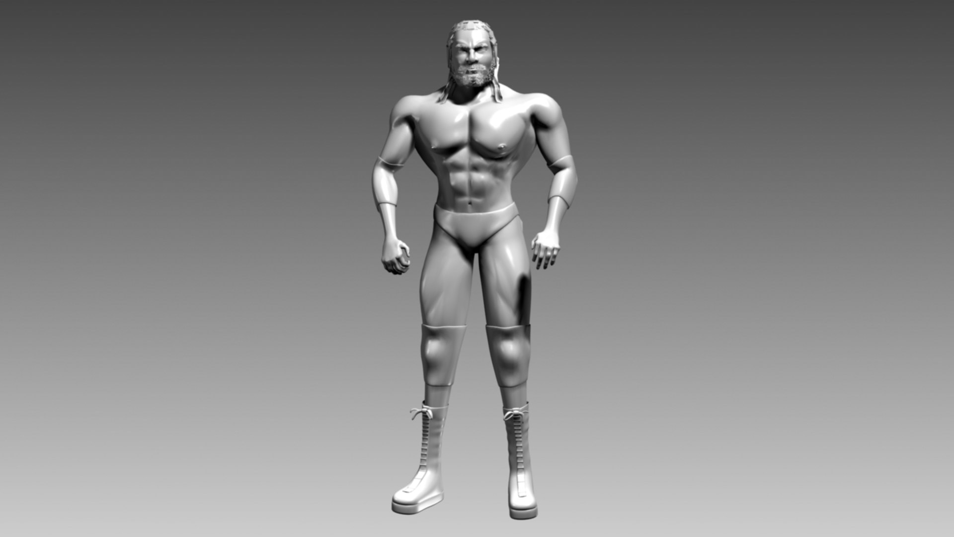 Wrestler HHH 3D Model - TurboSquid 2020507