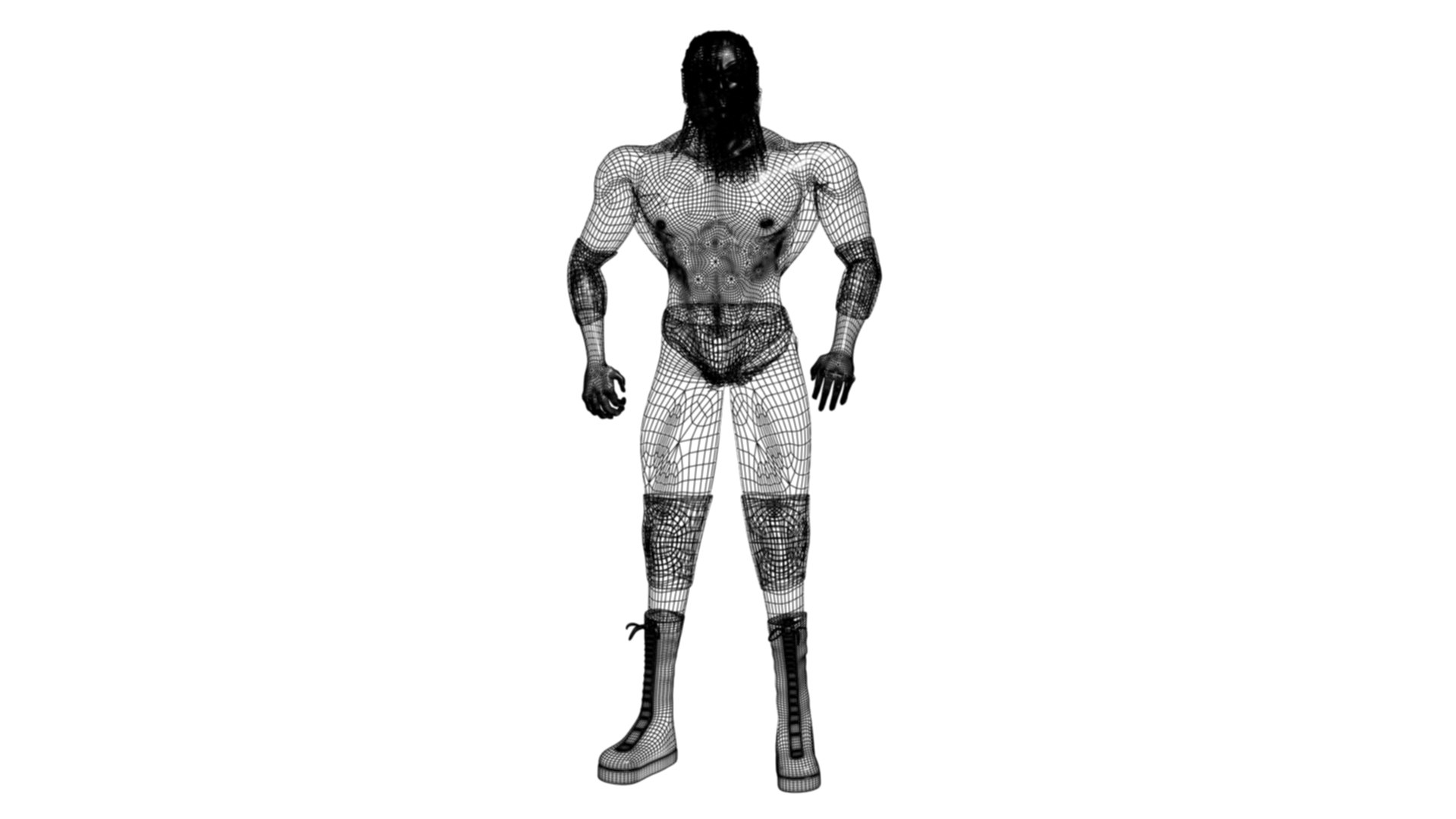 Wrestler HHH 3D Model - TurboSquid 2020507