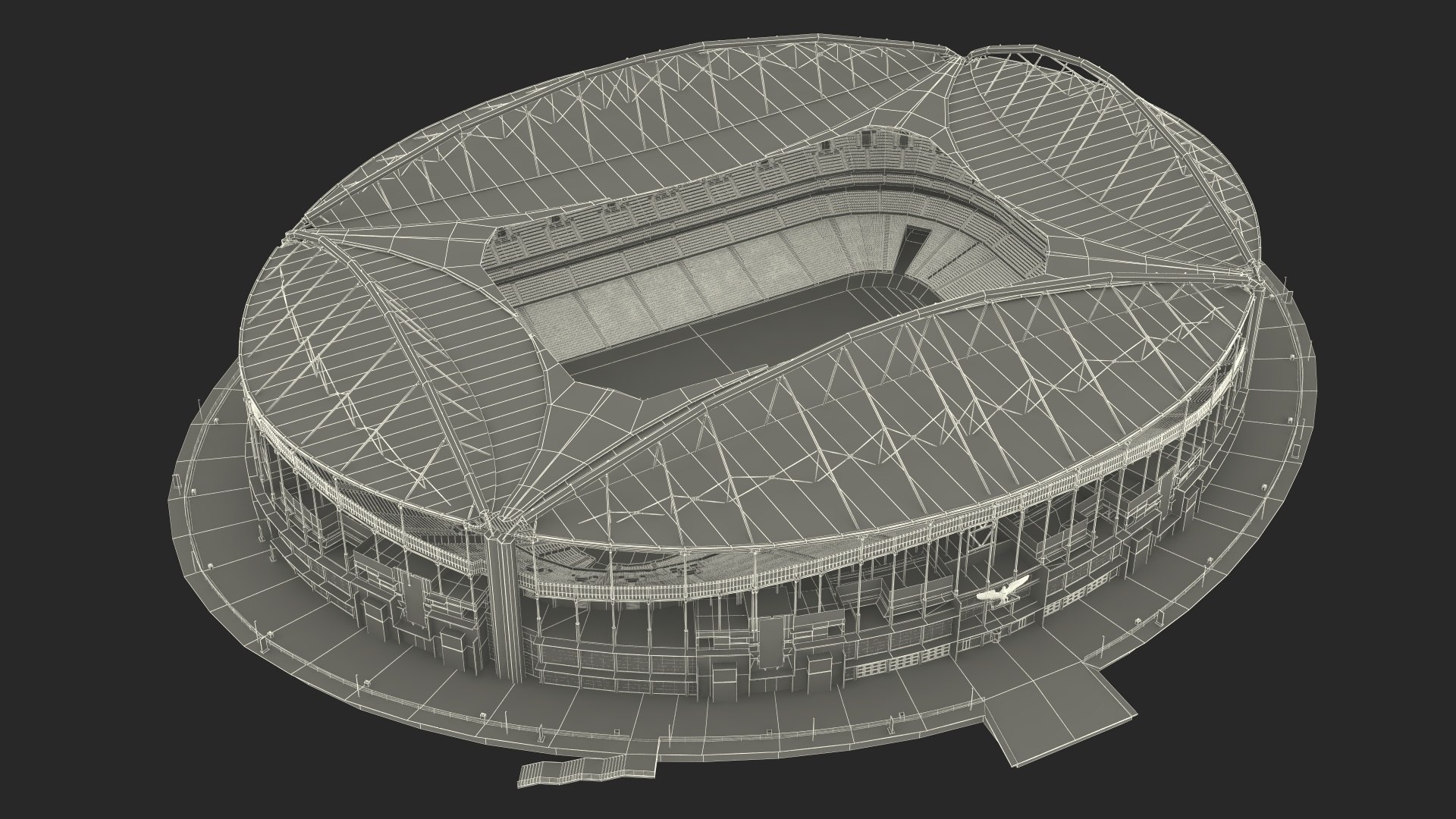 3D Sport Lisboa E Benfica Stadium - TurboSquid 2208619