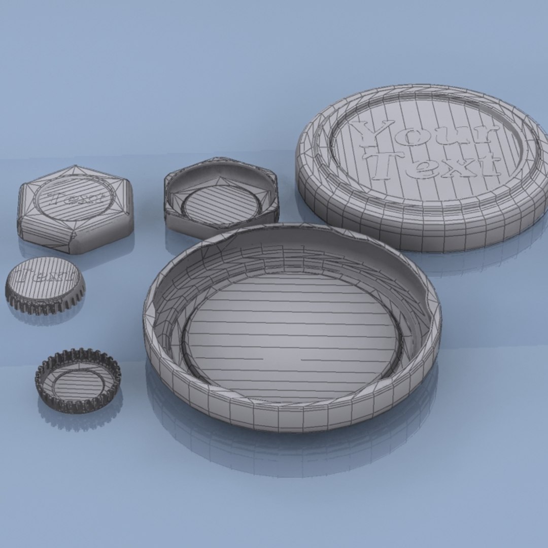 Metal Plugs 3d Model