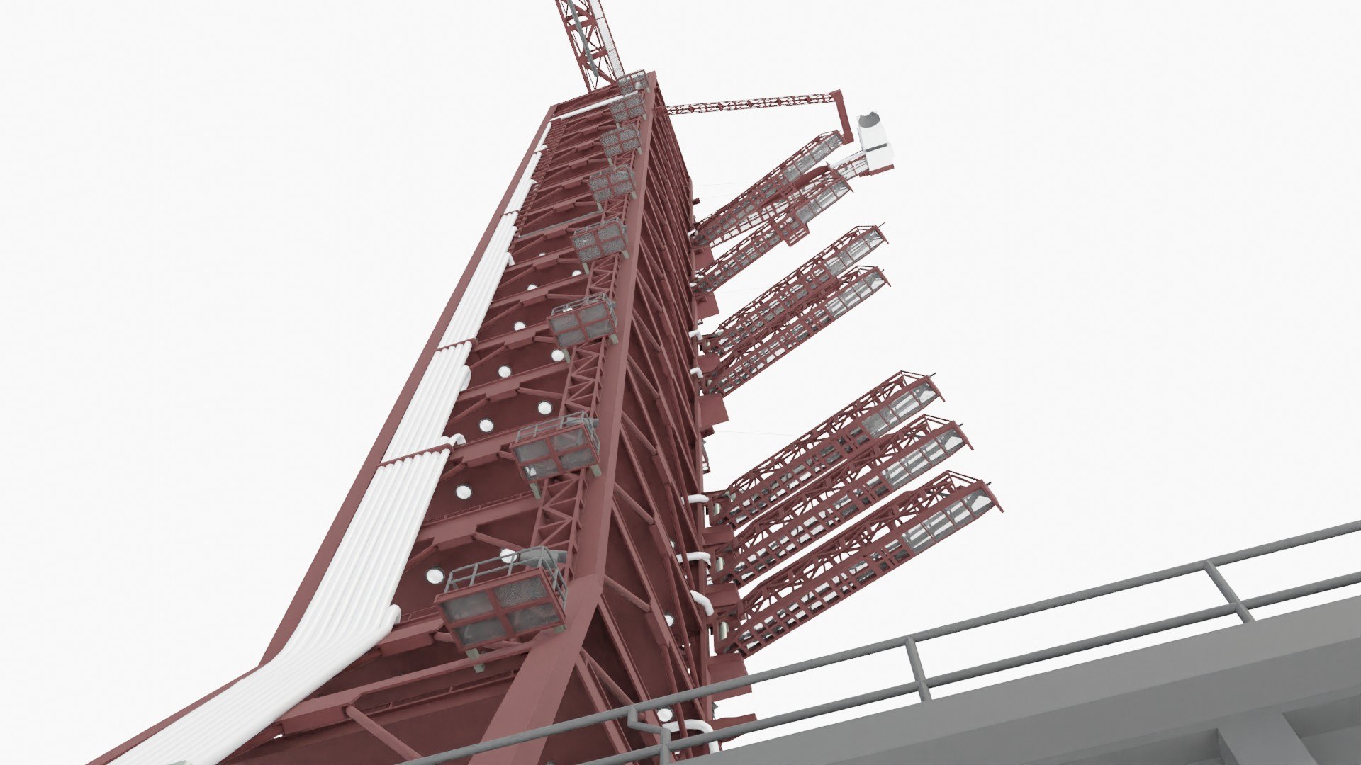 Mobile Launcher Rocket Apollo 3d Model