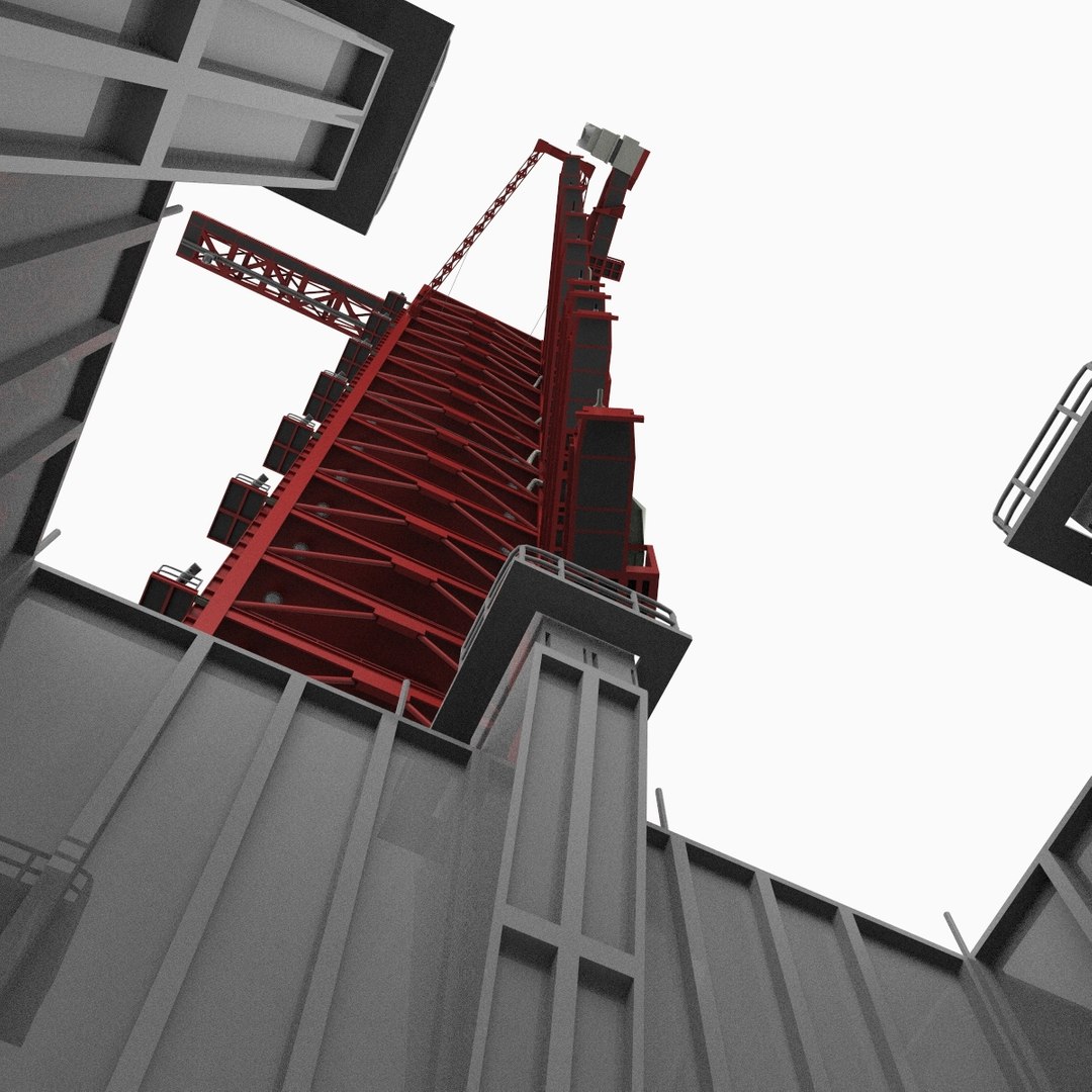 Mobile Launcher Rocket Apollo 3d Model